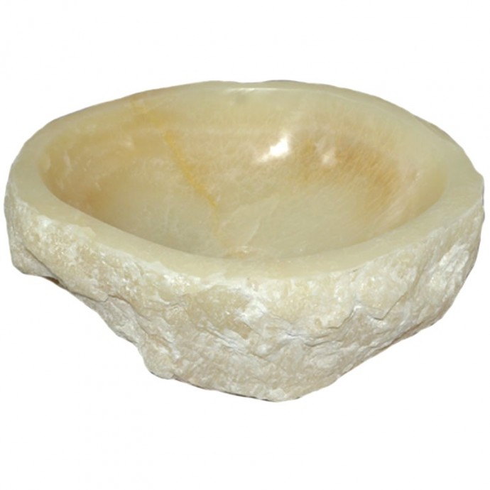 Achat lave mains à poser en onyx naturel brut 30 à 39cm